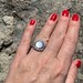Monogram Ring CZ Sterling Silver Monogram Initial Name Ring - Etsy