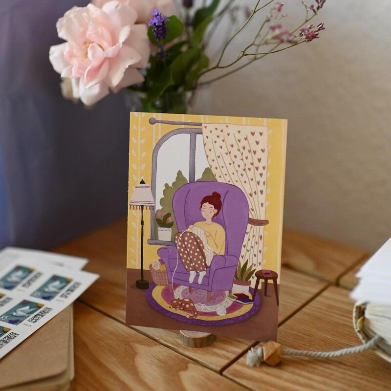 Knitting Poster - Etsy