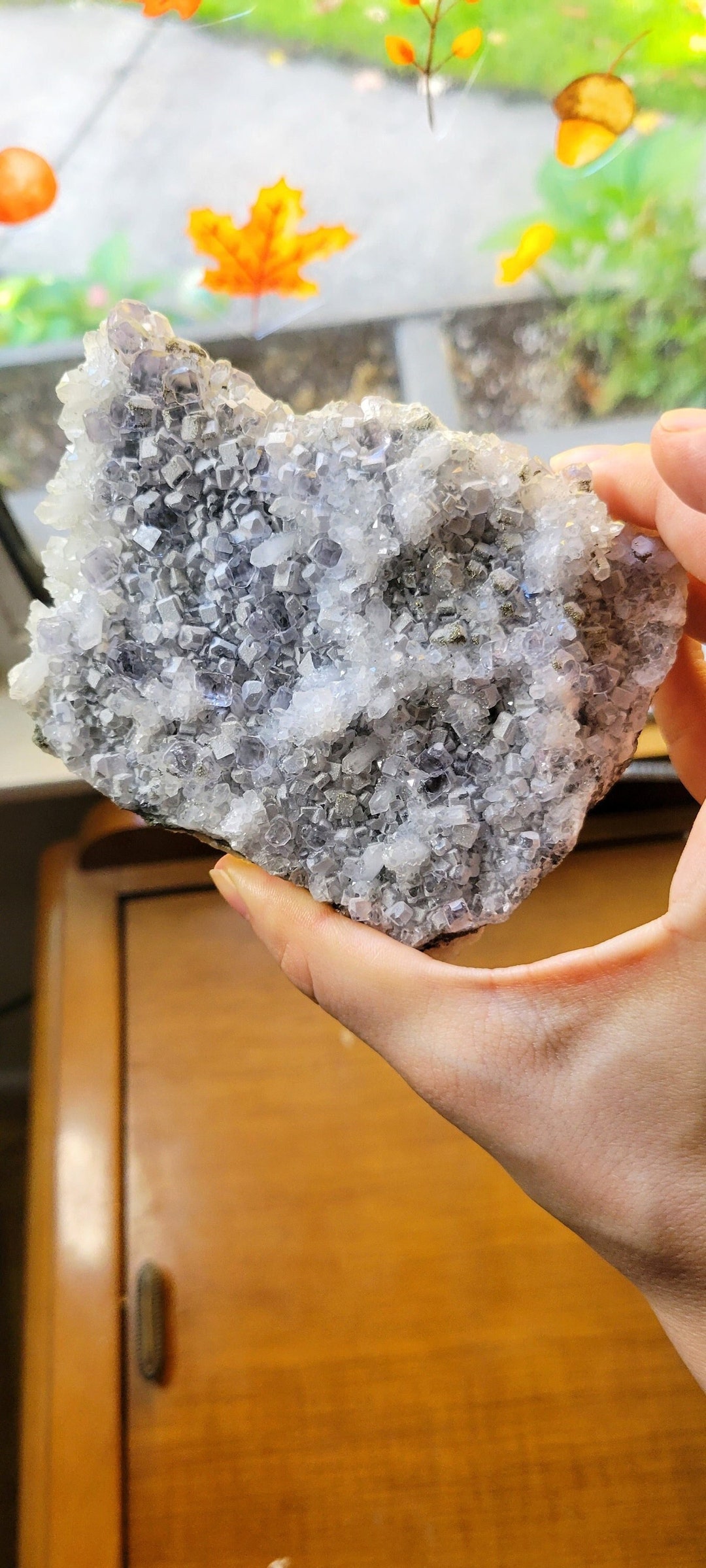 Cuboctahedral Fluorite × Castle Quartz- Inner Mongolia, China - Etsy