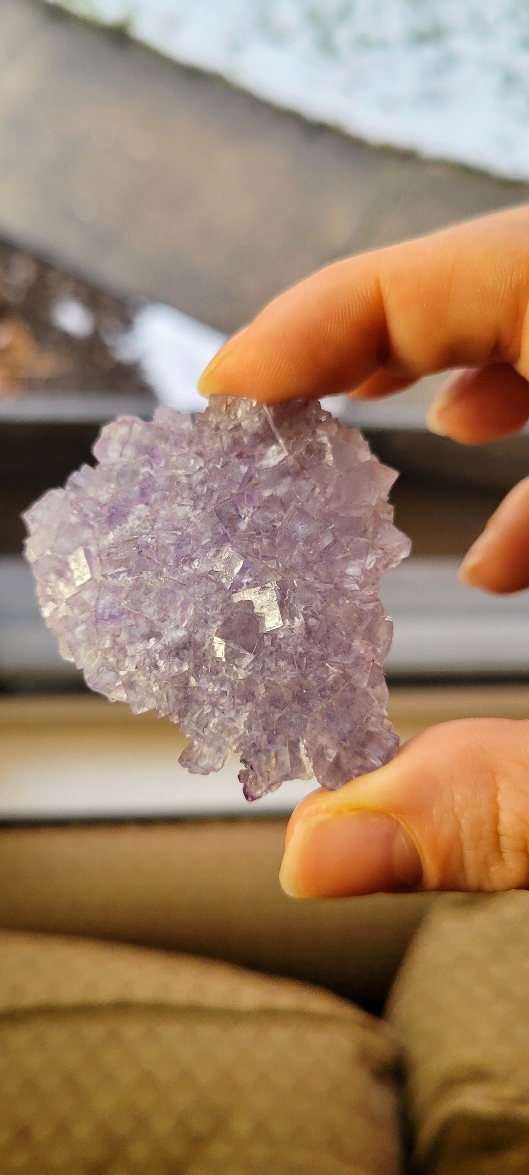 Purple/blue Fluorite Floater Plate- Denton Mine, Hardin Co, Illinois - Etsy