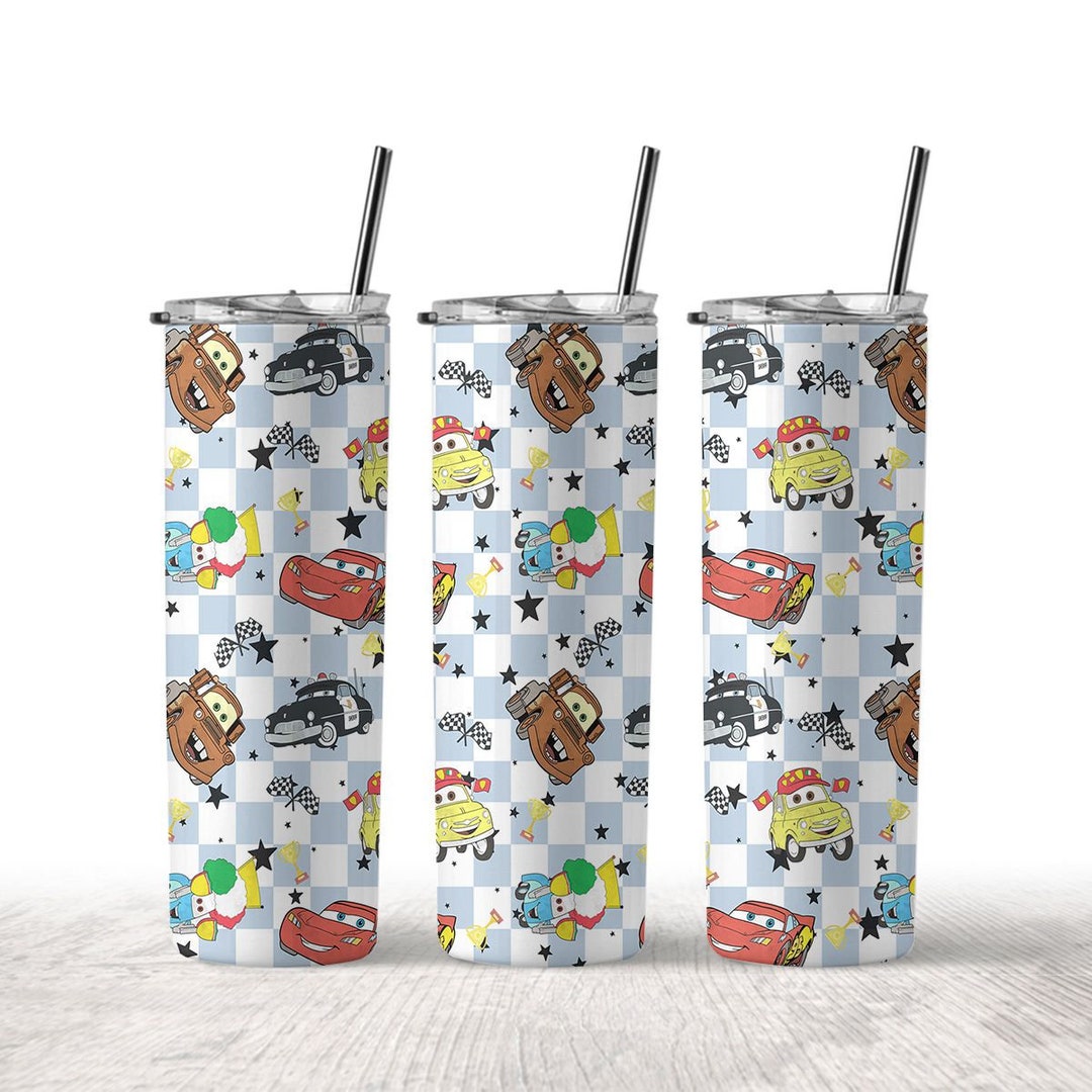 Car 20oz Skinny Tumbler Sublimation, Cartoon Car Tumbler, Kingdom of ...