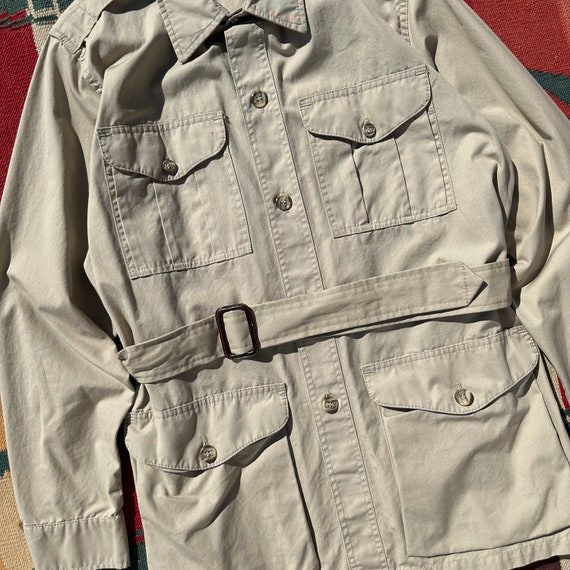 Vintage Filson Belted Khaki Safari Jacket - Gem