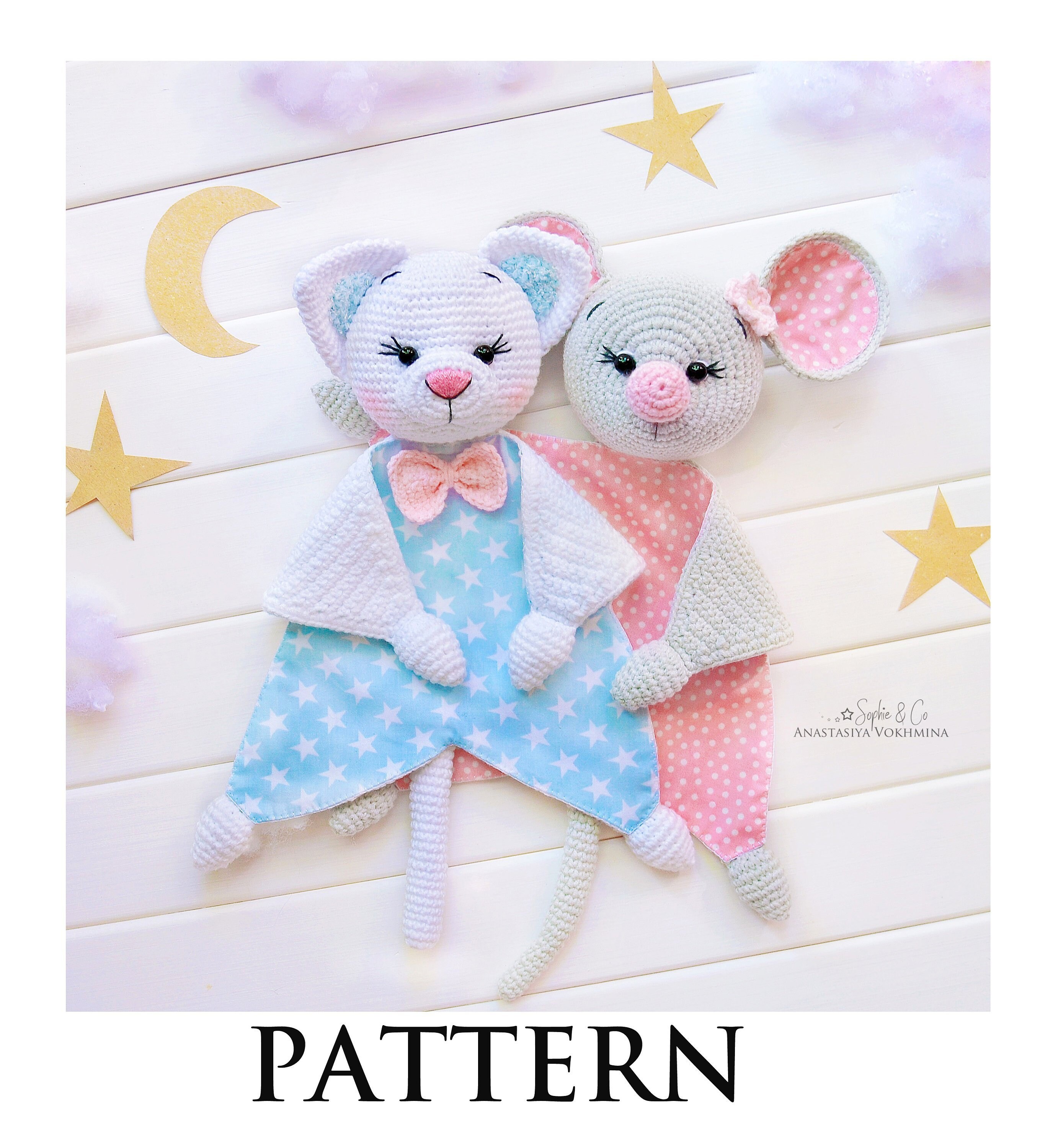 PATTERN Cotton comforter Series 2 Lovey Pattern Baby Lovey | Etsy