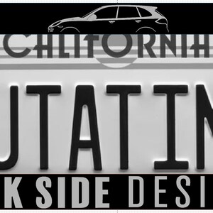 Custom Laser Engraved License Plate Covers | Frames - Etsy