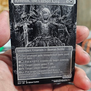 Custom Magic: the Gathering Metal Engraved Proxy Cards - Etsy