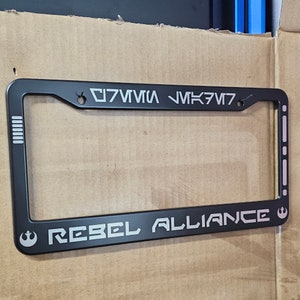 Custom Laser Engraved License Plate Covers | Frames - Etsy