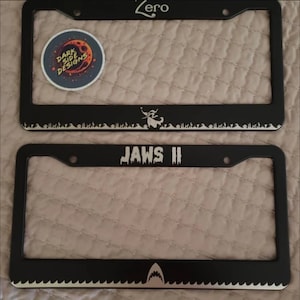 Custom Laser Engraved License Plate Covers | Frames - Etsy