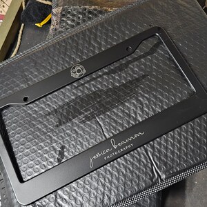 Custom Laser Engraved License Plate Covers Frames - Etsy
