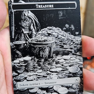 Custom Magic: the Gathering Metal Engraved Cards - Etsy