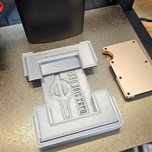 Hip Flask 8 Oz. Fiber W/rfid Wallet Attachment Jig for Fiber and CO2 ...