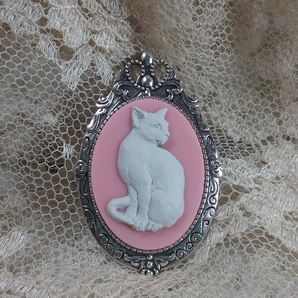 Cat Cameo - Etsy