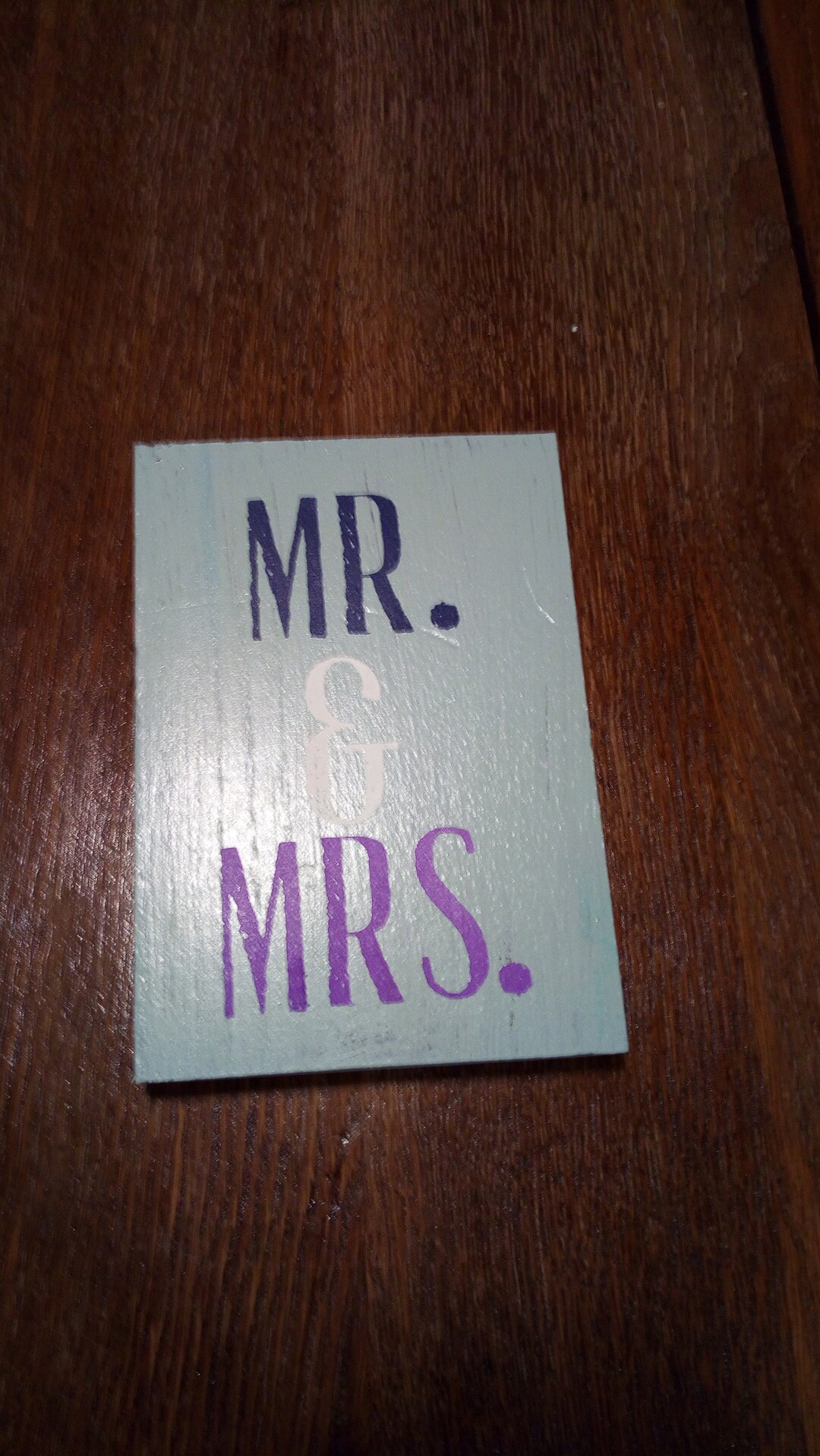 Mr. and Mrs. Wood Sign - Etsy