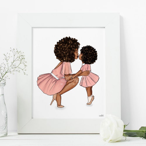 Mommys Mini Me Mother and Daughter African American Fall | Etsy