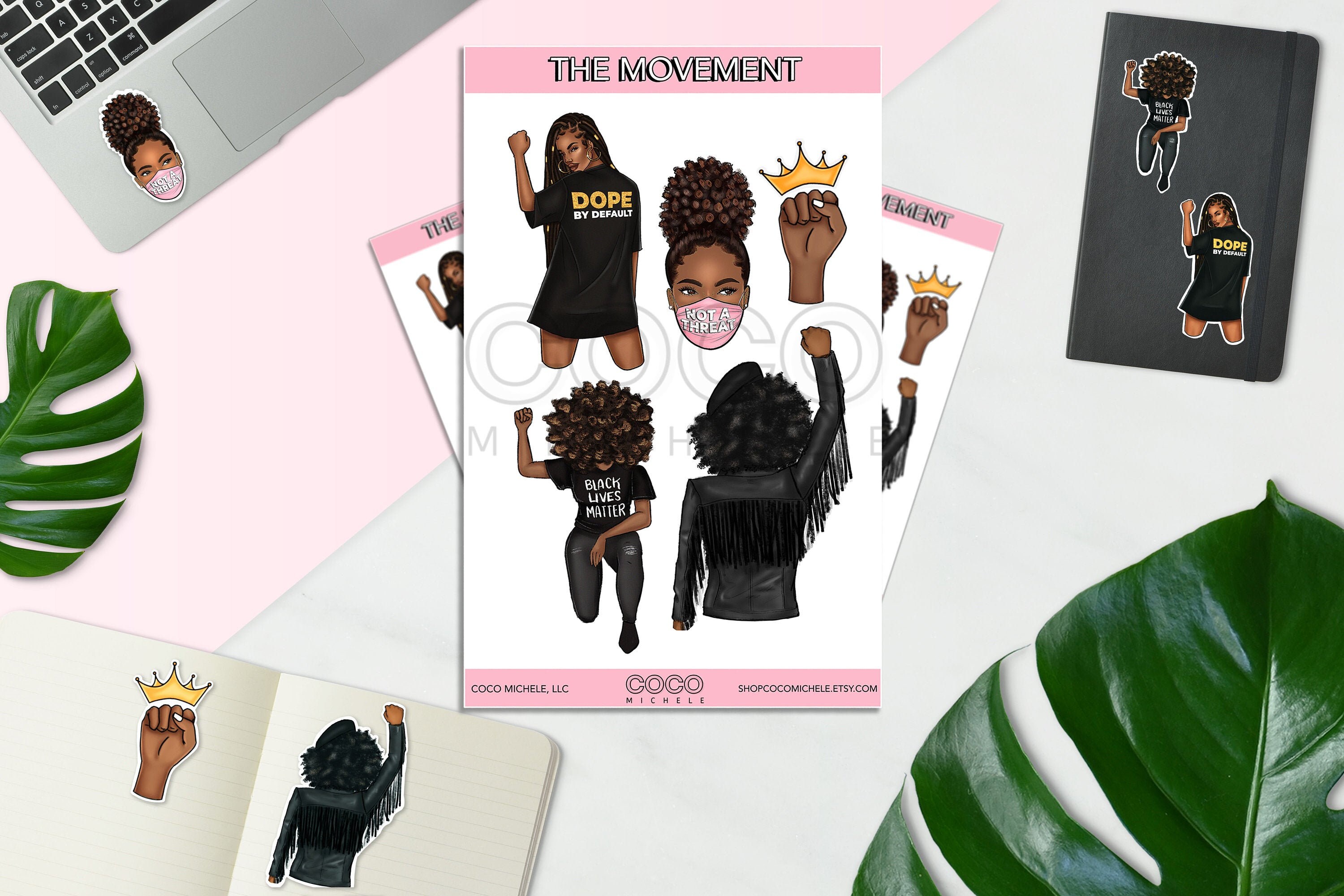 The Movement Sticker Sheet — COCO MICHELE ILLUSTRATIONS