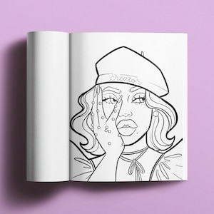 Coloring With Coco Black Girl Coloring Book Vol. 8 Coco Michele - Etsy
