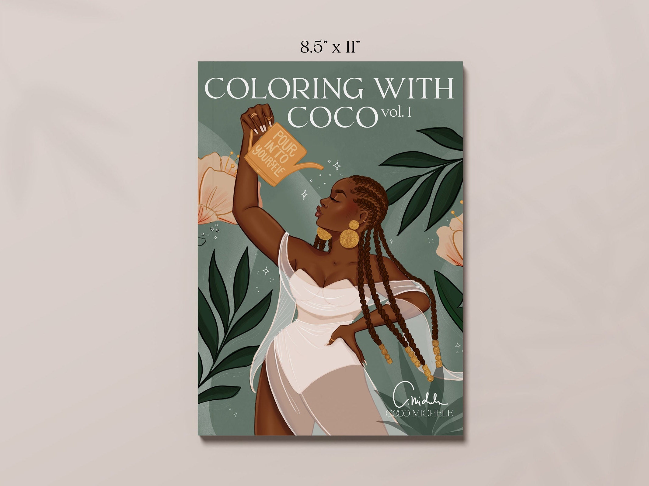 Coloring With Coco Black Girl Coloring Book Vol. 1 Coco - Etsy