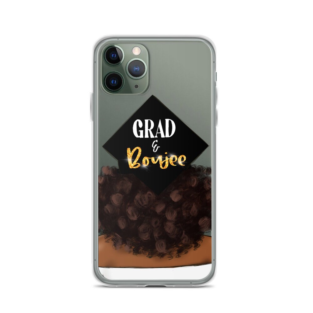 Grad and Boujee African American Iphone Case Graduation Gift - Etsy