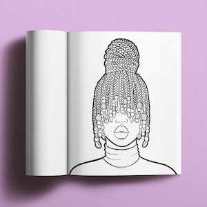 Coloring With Coco Black Girl Coloring Book Vol. 8 Coco Michele - Etsy