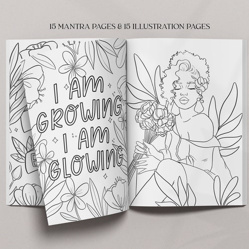 Printable Coloring Page Fantasy Character Black Girl - Etsy Finland