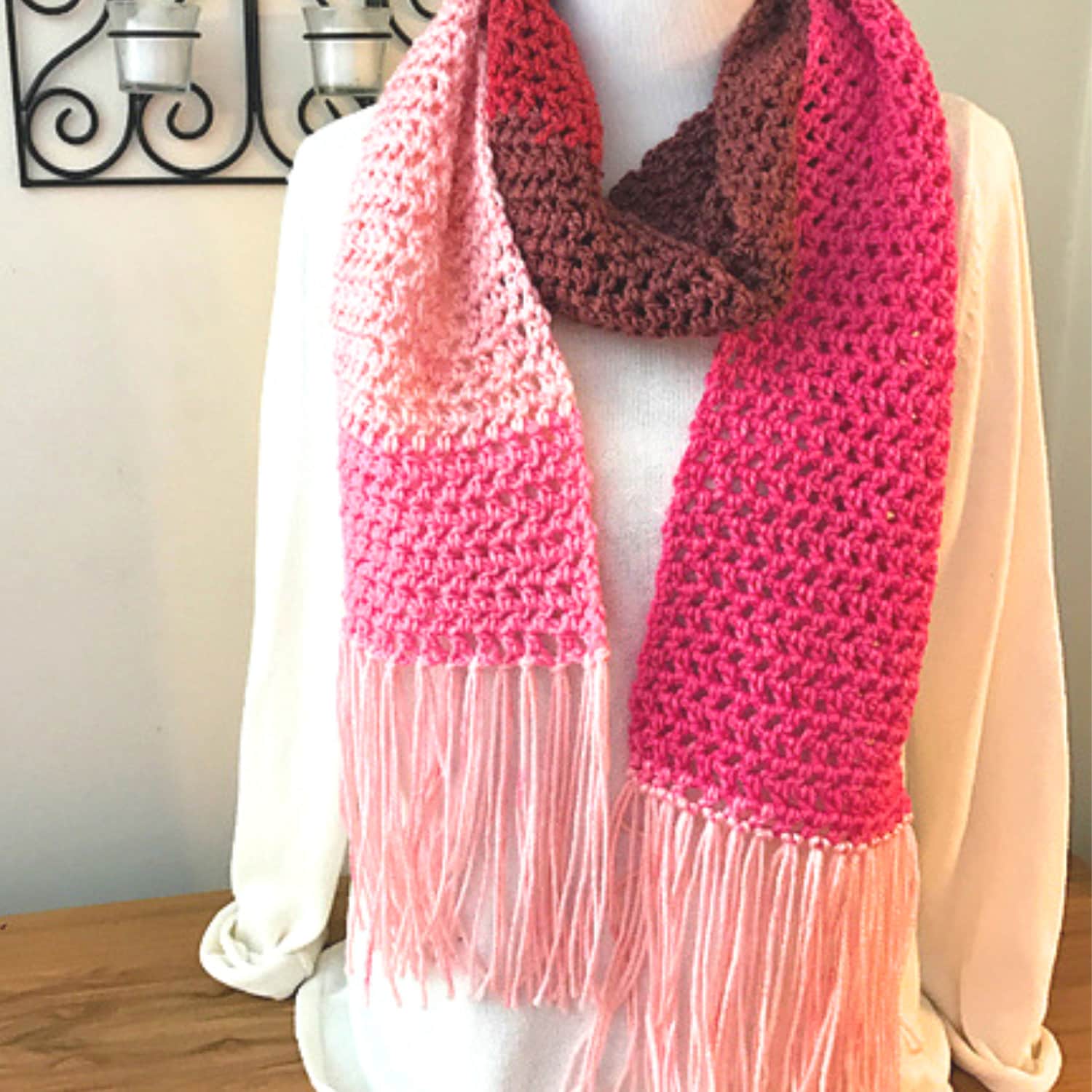 Crochet Scarf Pattern Easy Crochet Patterns for Basic Scarf | Etsy