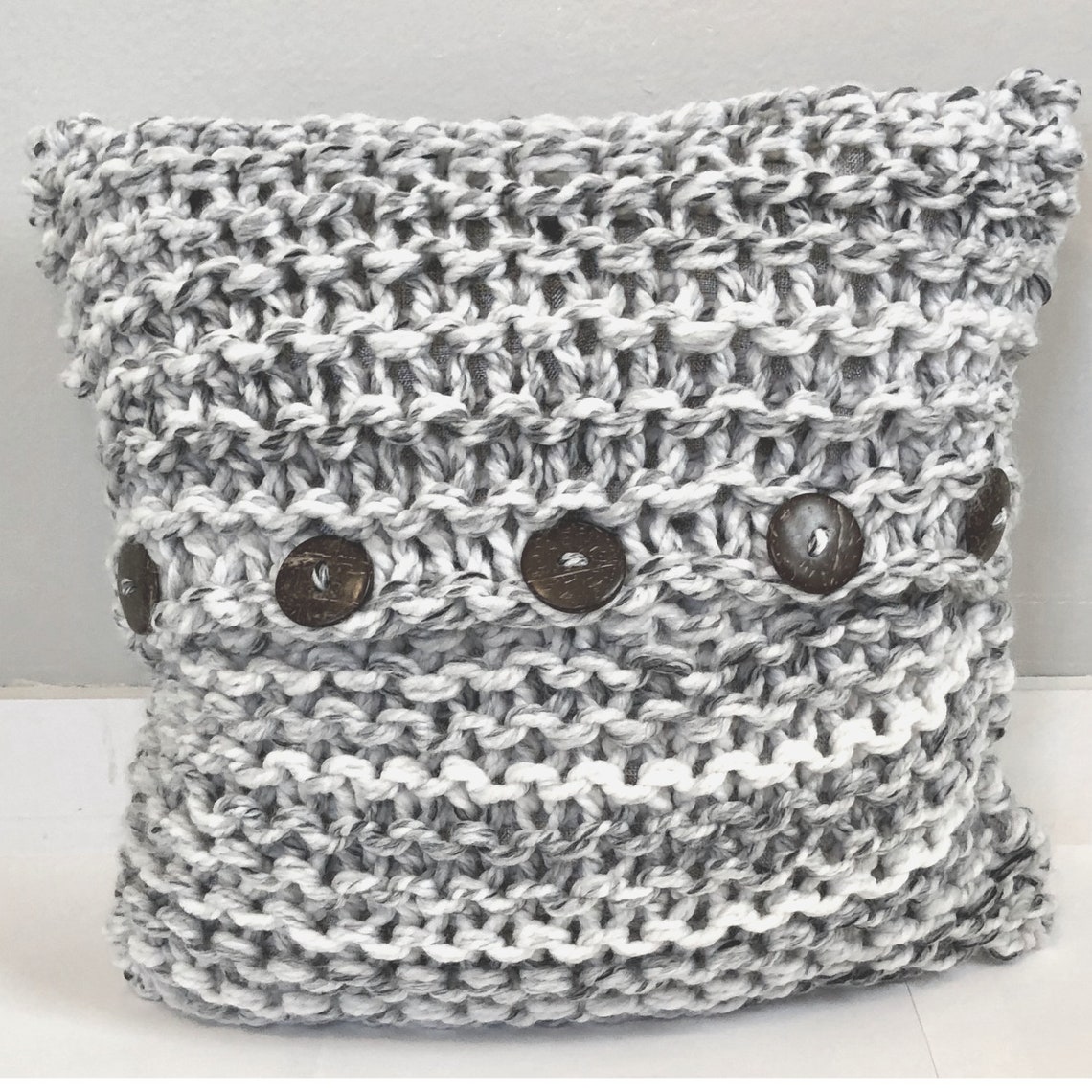Pillow Cover Knitting Pattern Chunky Knit Pillow Pattern - Etsy