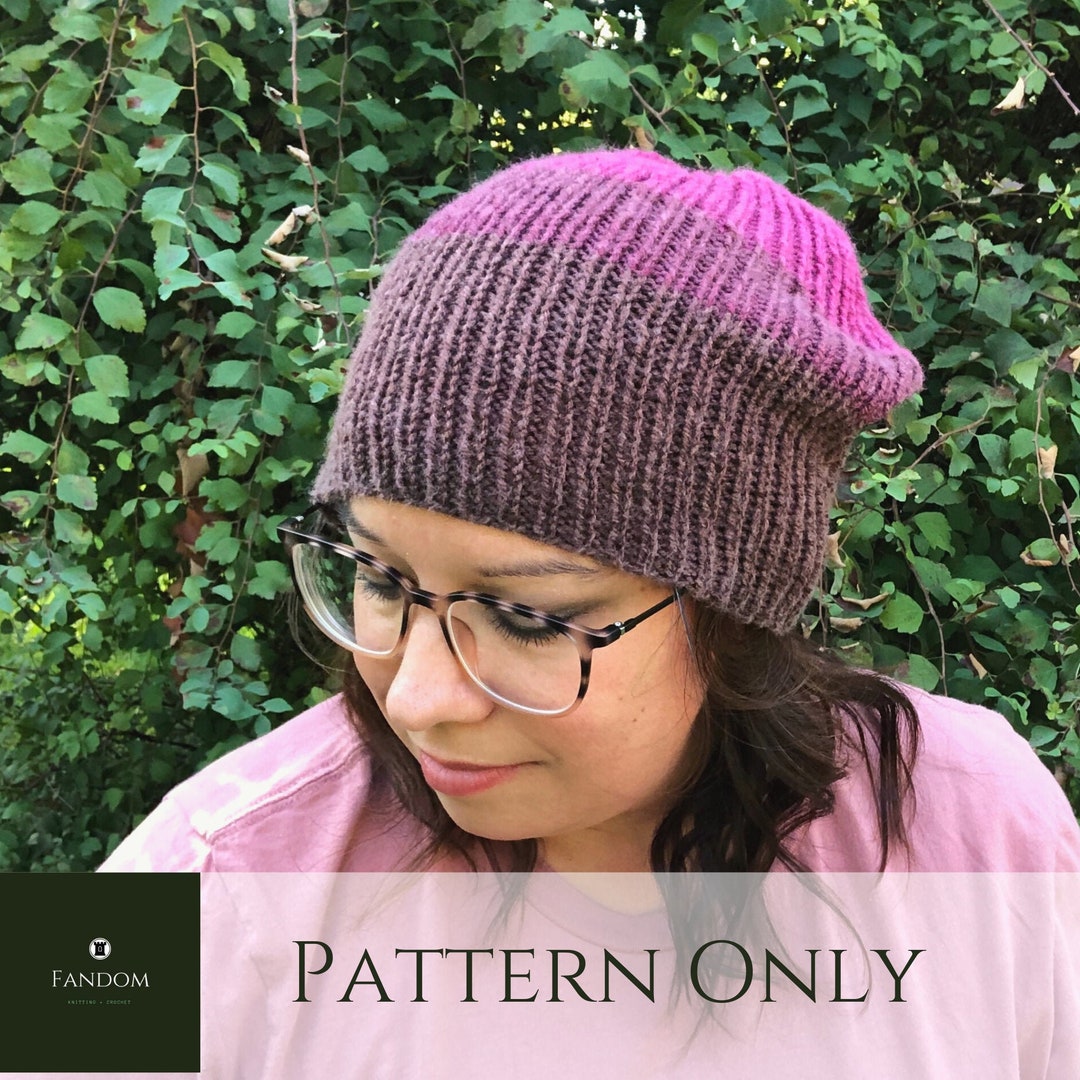 Knitting Pattern / Extraordinary Mandala Beanie / Knit Hat Pattern ...