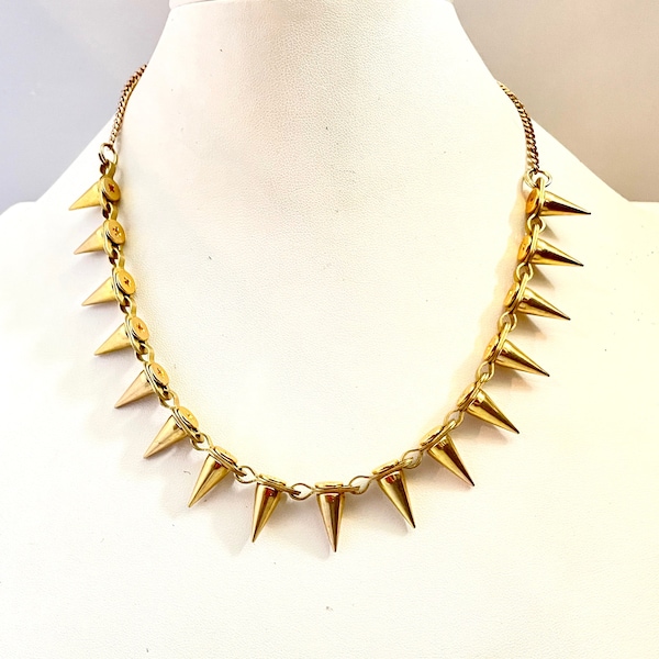 Spike Necklace - Etsy