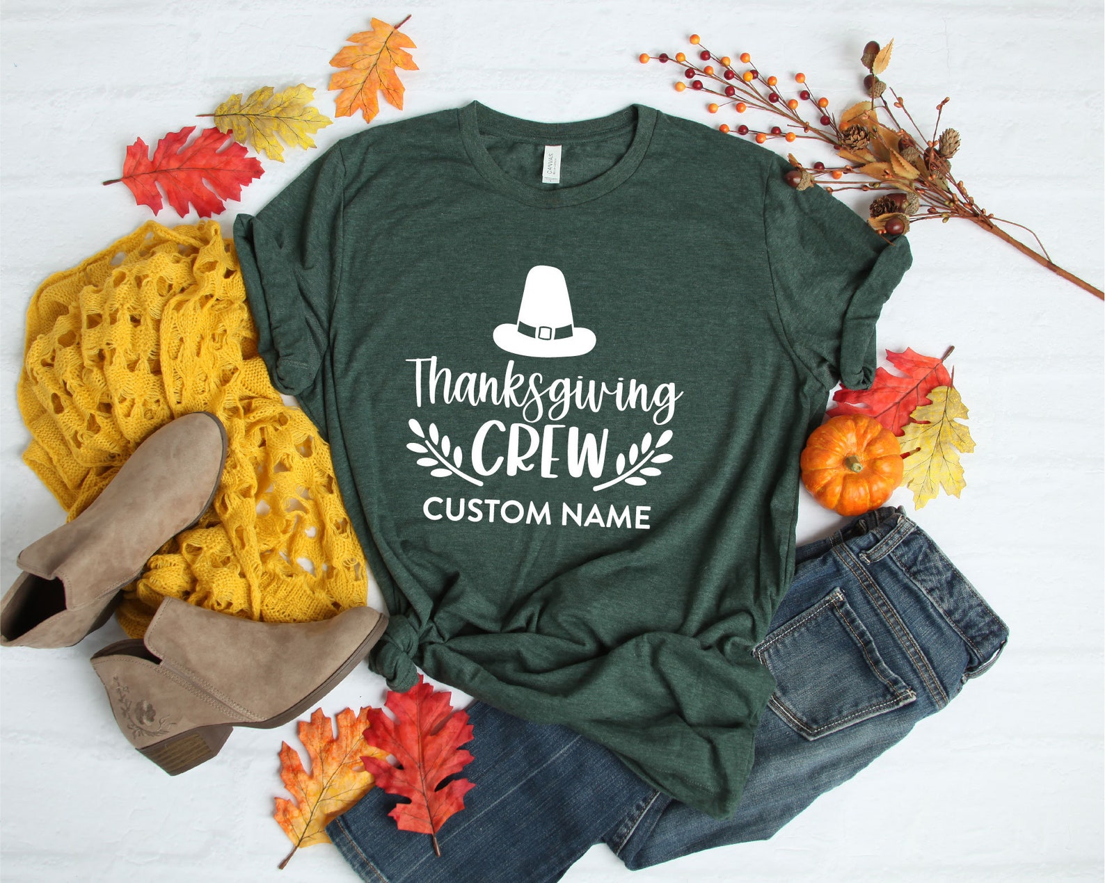 Thanksgiving Crew Shirt, Family Custom Thanksgiving Shirts, Family ...