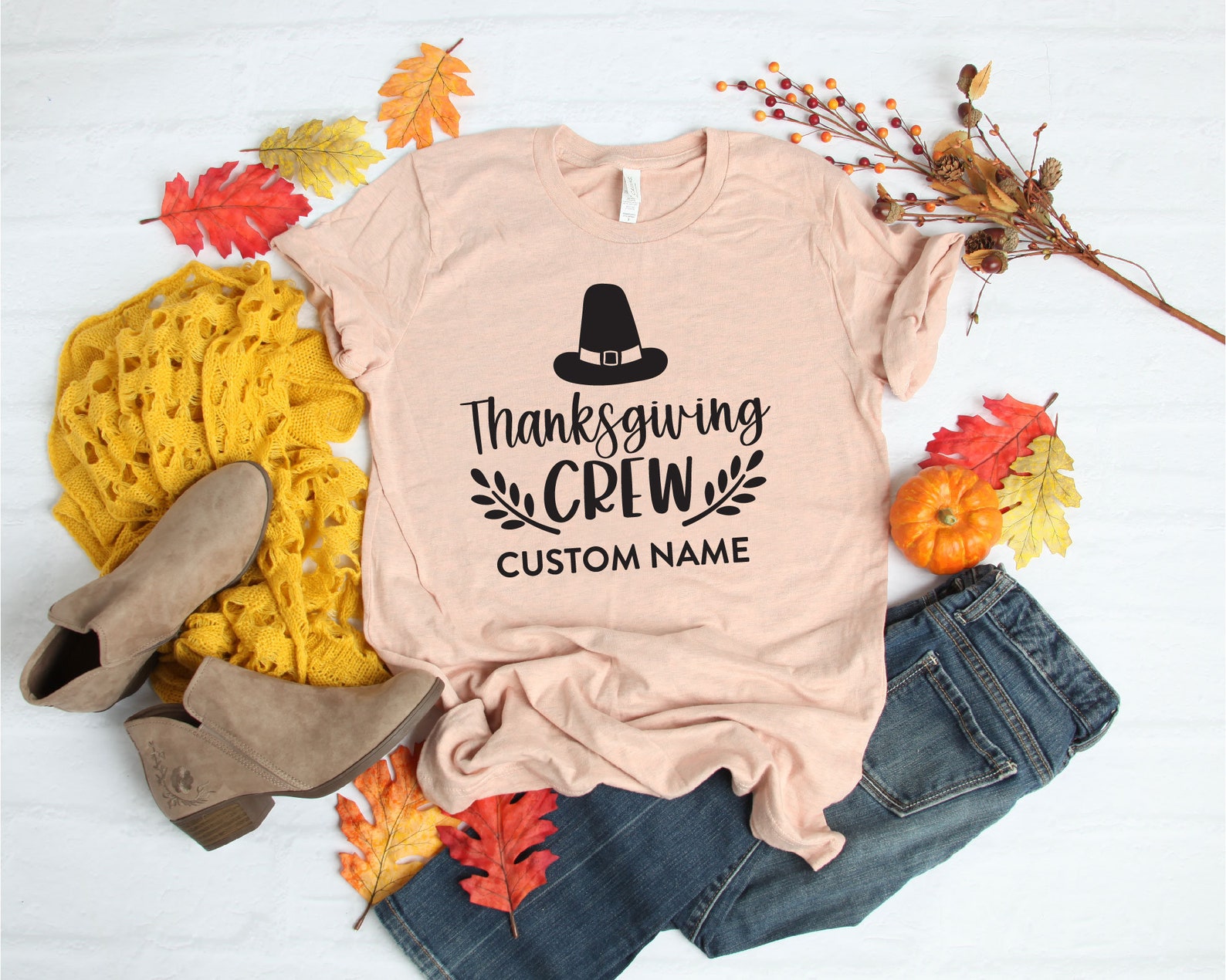 Thanksgiving Crew Shirt, Family Custom Thanksgiving Shirts, Family ...