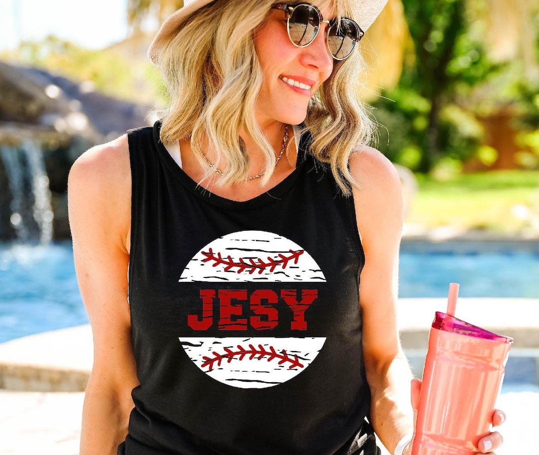 Custom Baseball Tank Top, Baseball Muscle Tank, Personalized Tank ...