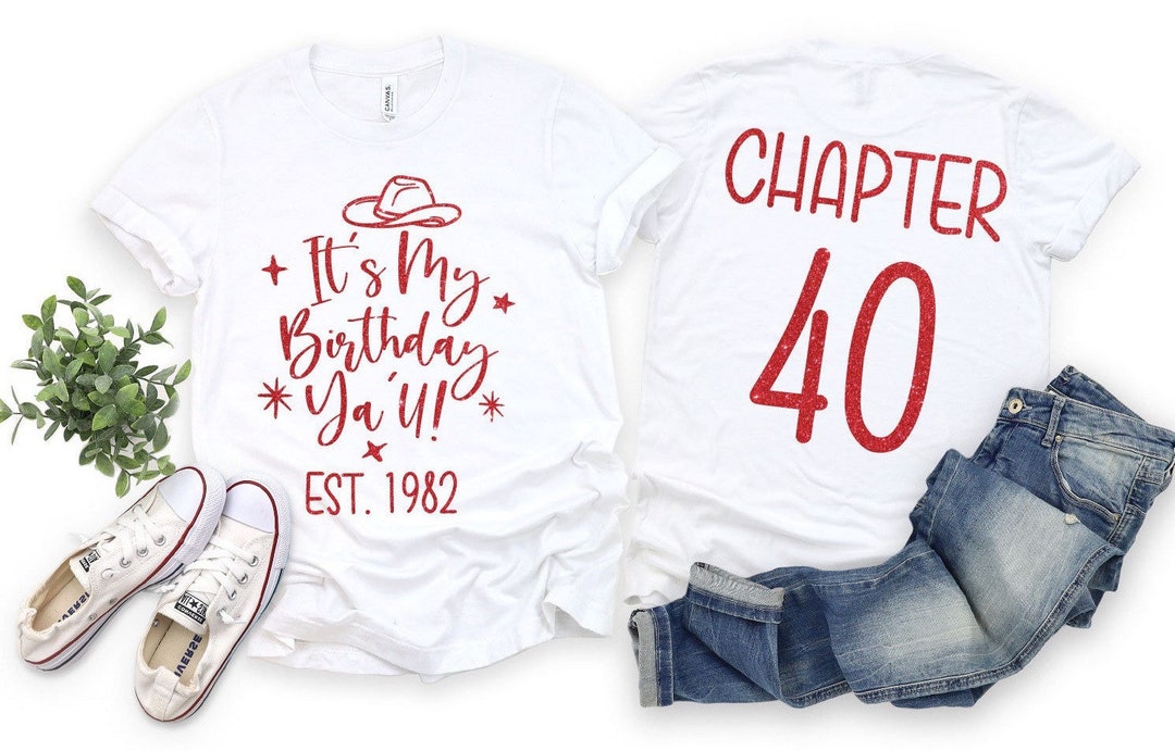 It's My Birthday Y'all Shirt, Birthday Shirt for Women, Established ...