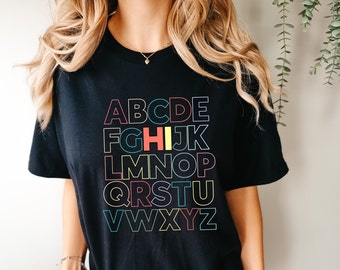 Cute Abcs Shirt ABC T-shirt Alphabet Shirt Preschool - Etsy