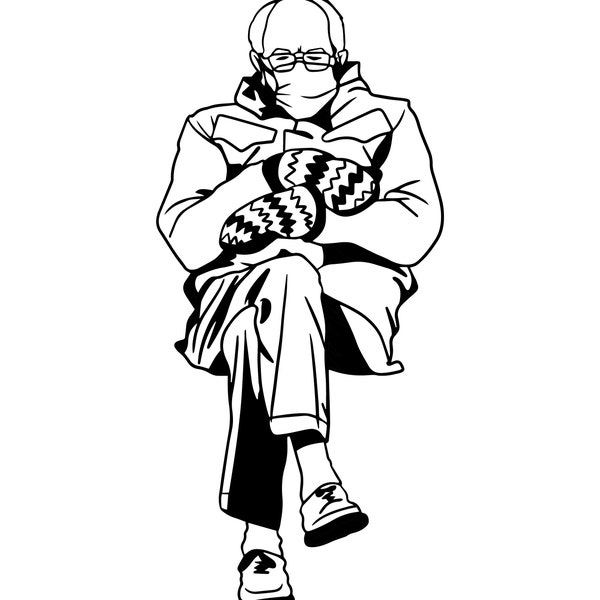 Bernie Sanders Svg - Etsy