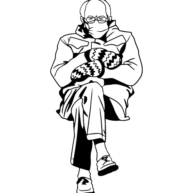 Bernie Sanders Svg - Etsy