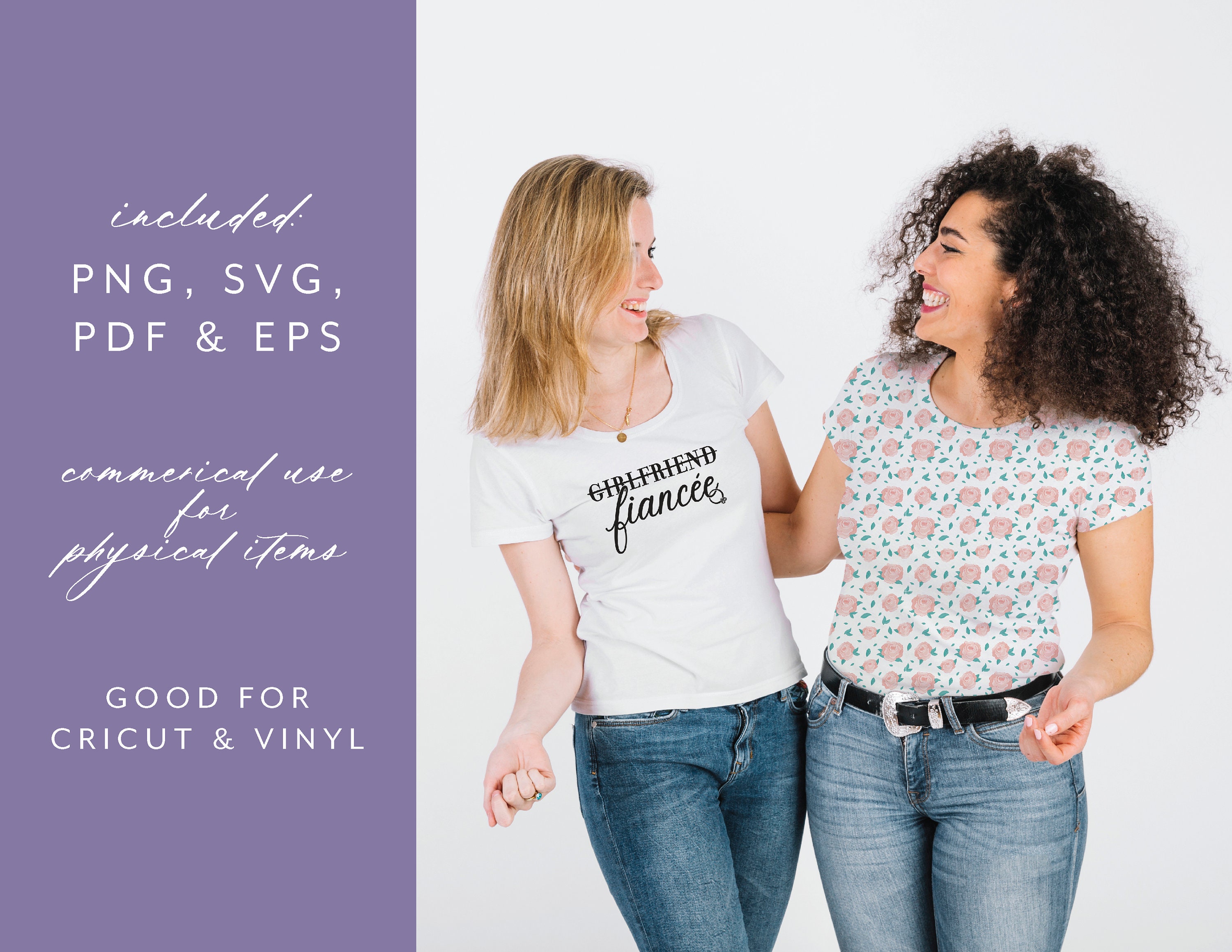 Girlfriend Fiancee SVG, Ring, Wedding Party, Engaged Svg, Bride Svg ...