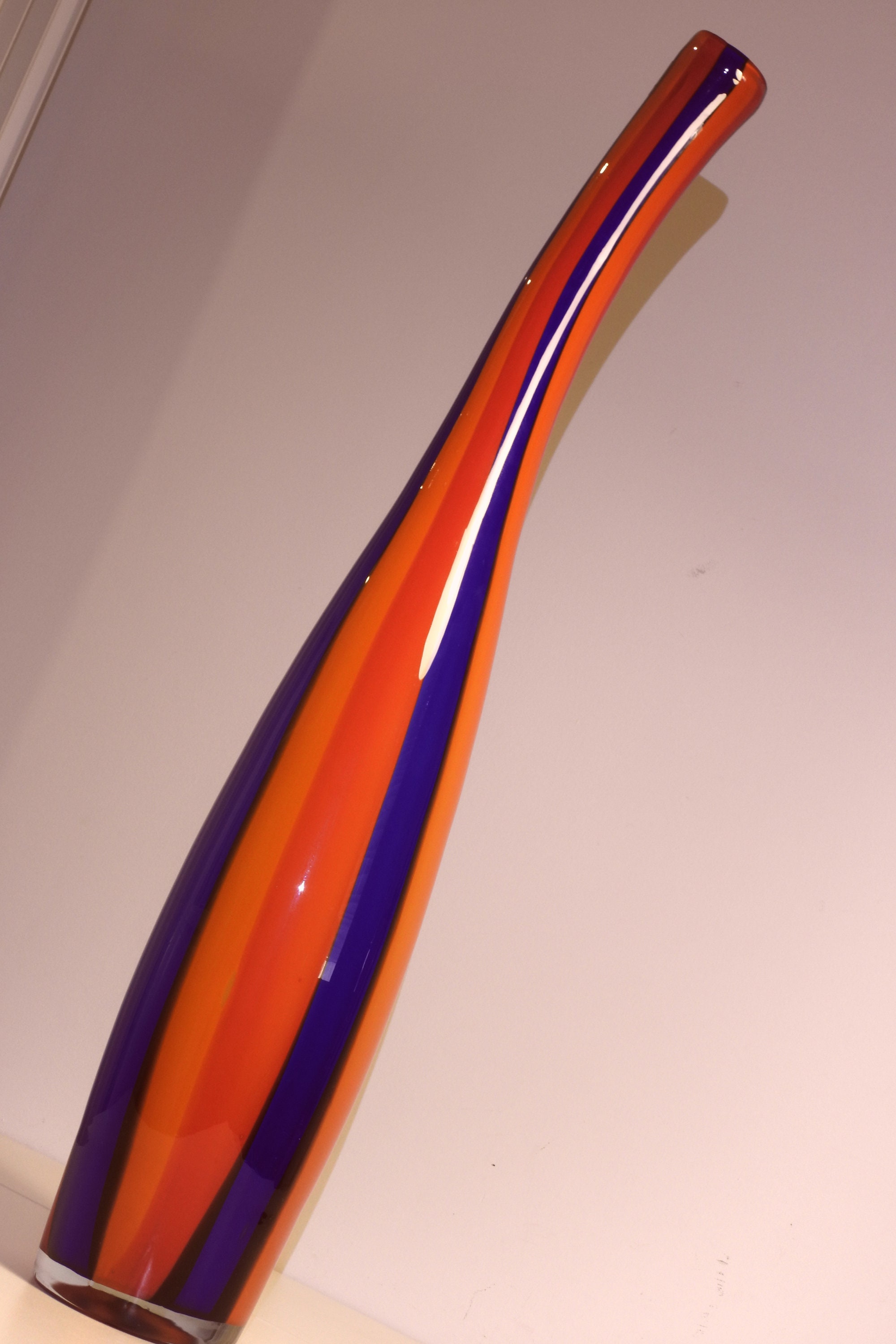 Murano Glass Vase Luxury Large Leonardo Multicolored Height 60 Cm ...