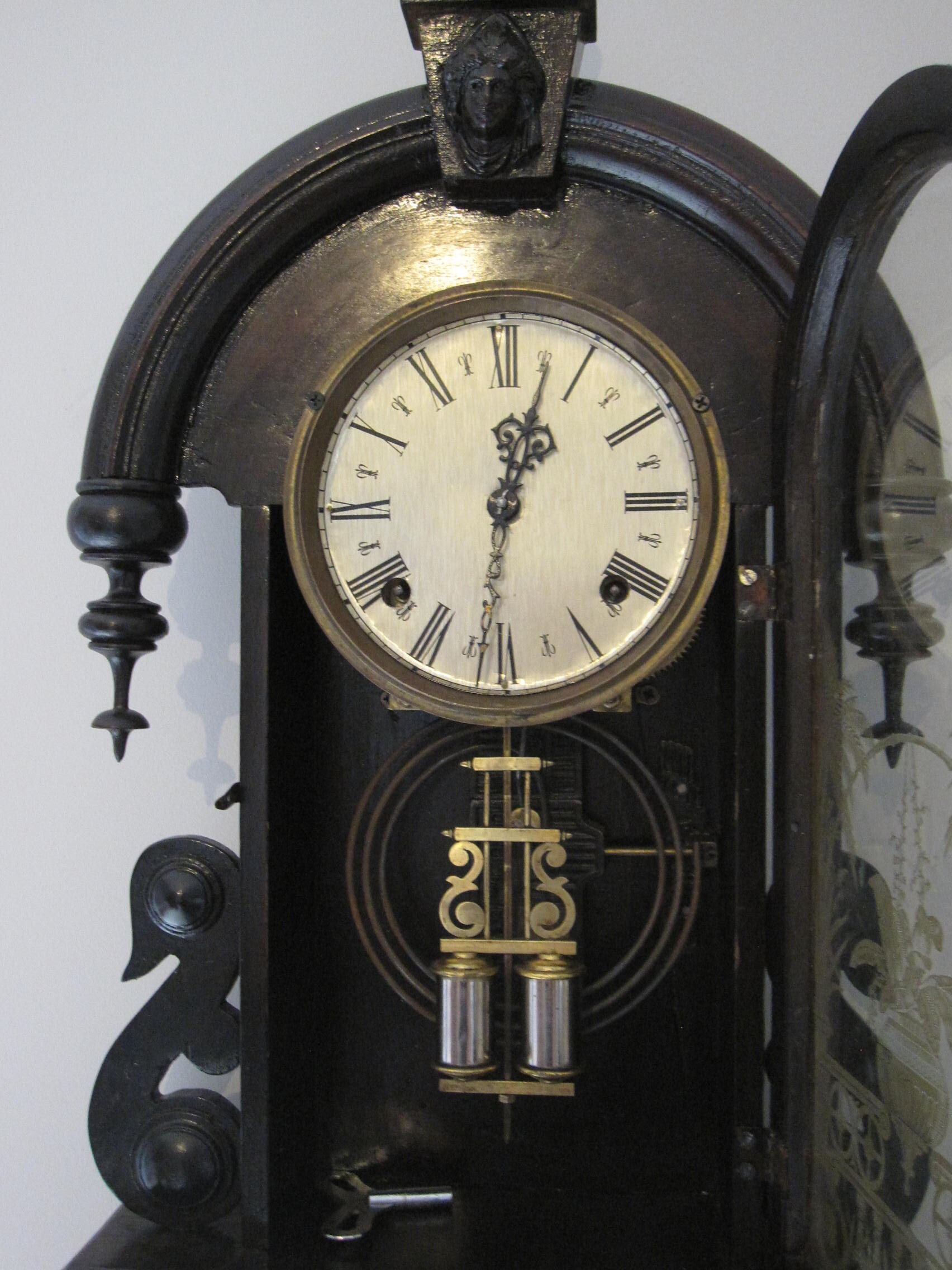 1878 Made in New York Antique Ansonia parisian Parlor Clock. Working ...