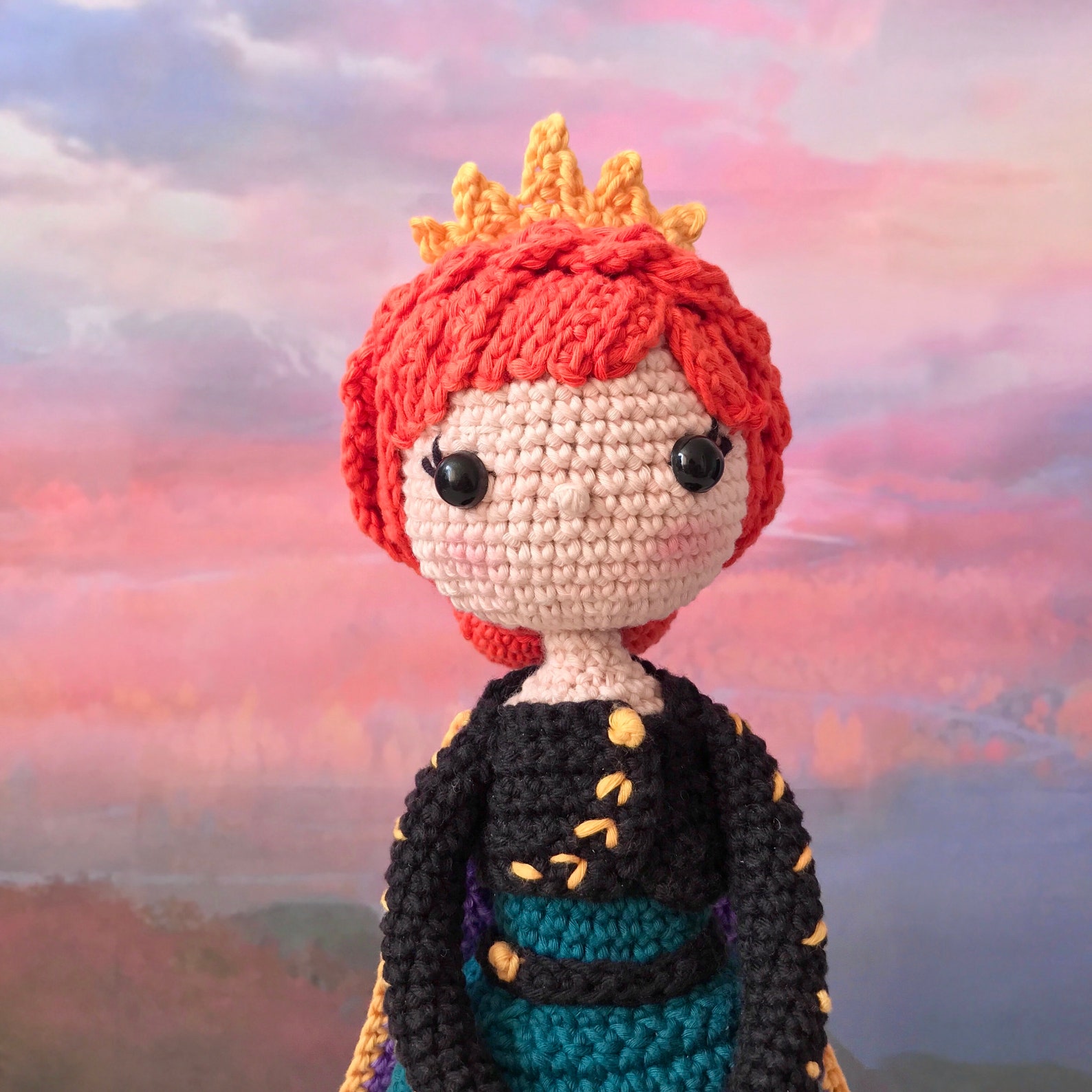 Patrón Amigurumi Anna De Frozen - Etsy
