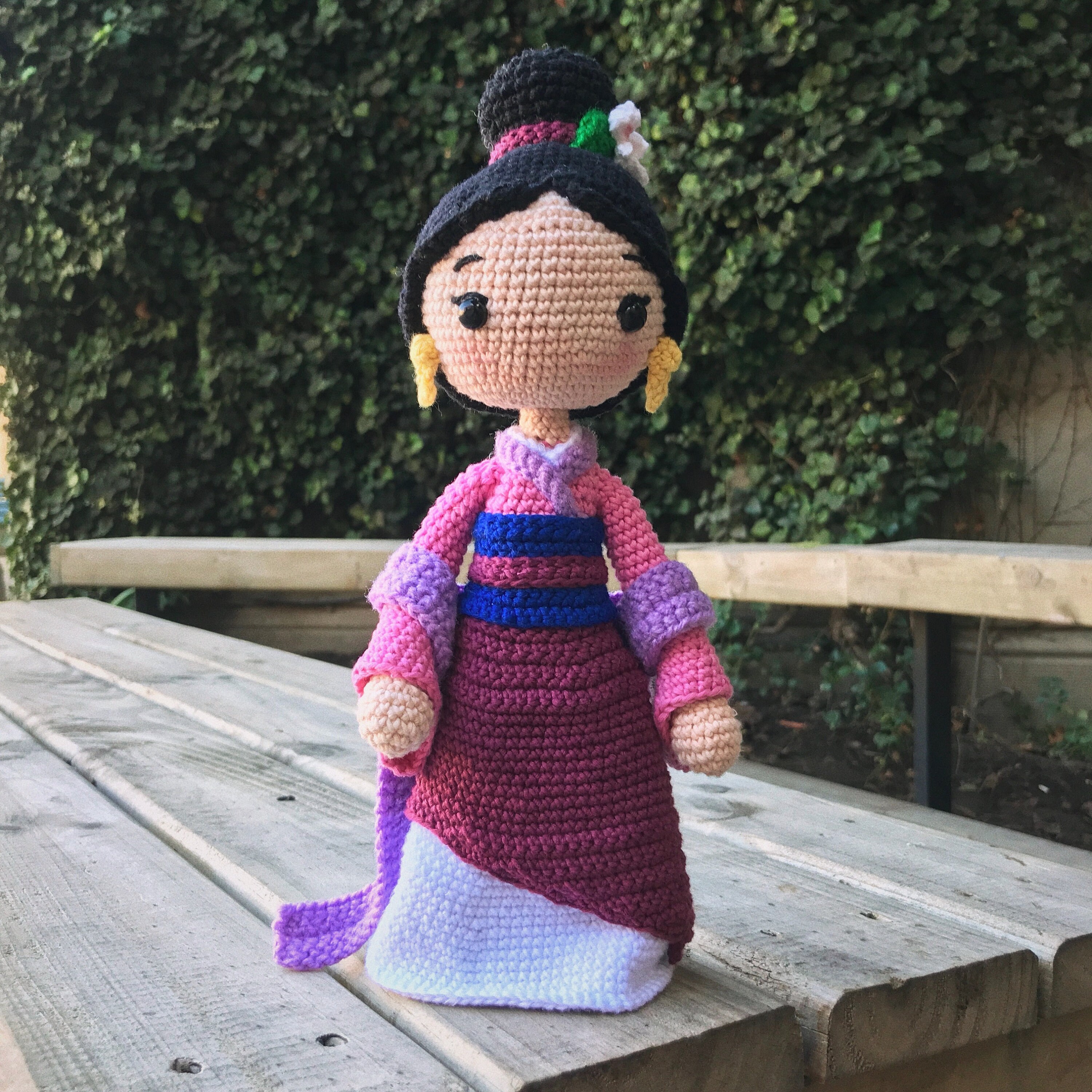 Patrón Amigurumi Mulán | Etsy