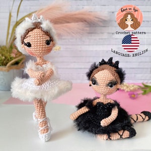 Swan Lake - Odette & Odile Crochet PATTERN - Etsy