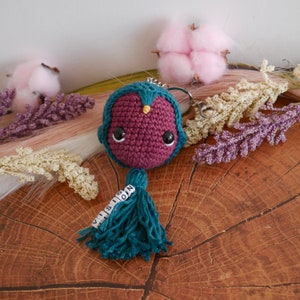 Amigurumi Crochet Pattern Wanda & Vision Keychain - Etsy