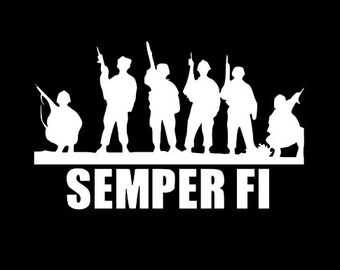 Semper fi decal | Etsy