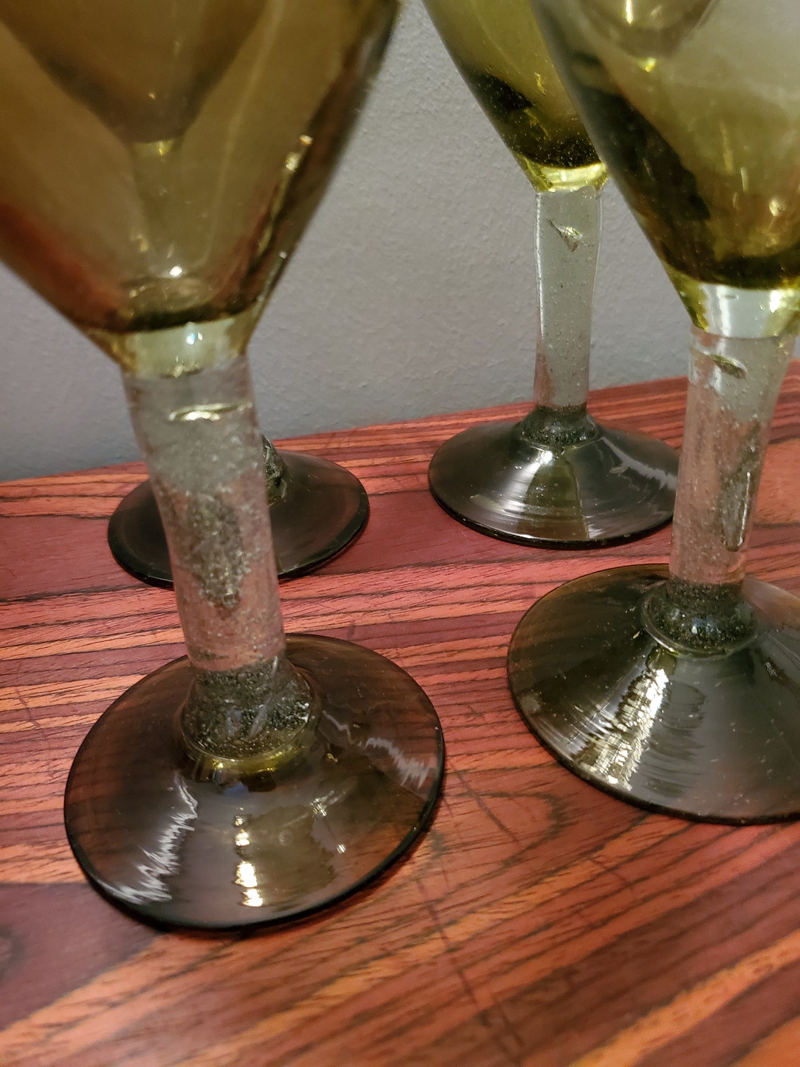 Handblown Glasseshandmade Glassblown Glasswinedrinking Etsy