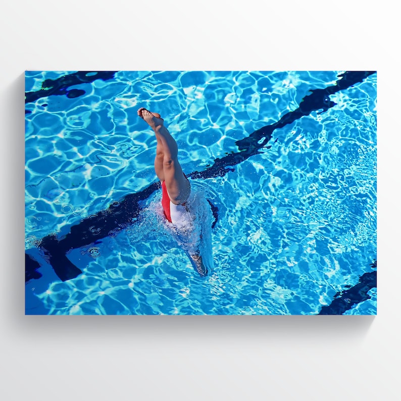 Diver Poster, Diving Wall Art, Swimming Wall Decor, Swimmer Gift ...