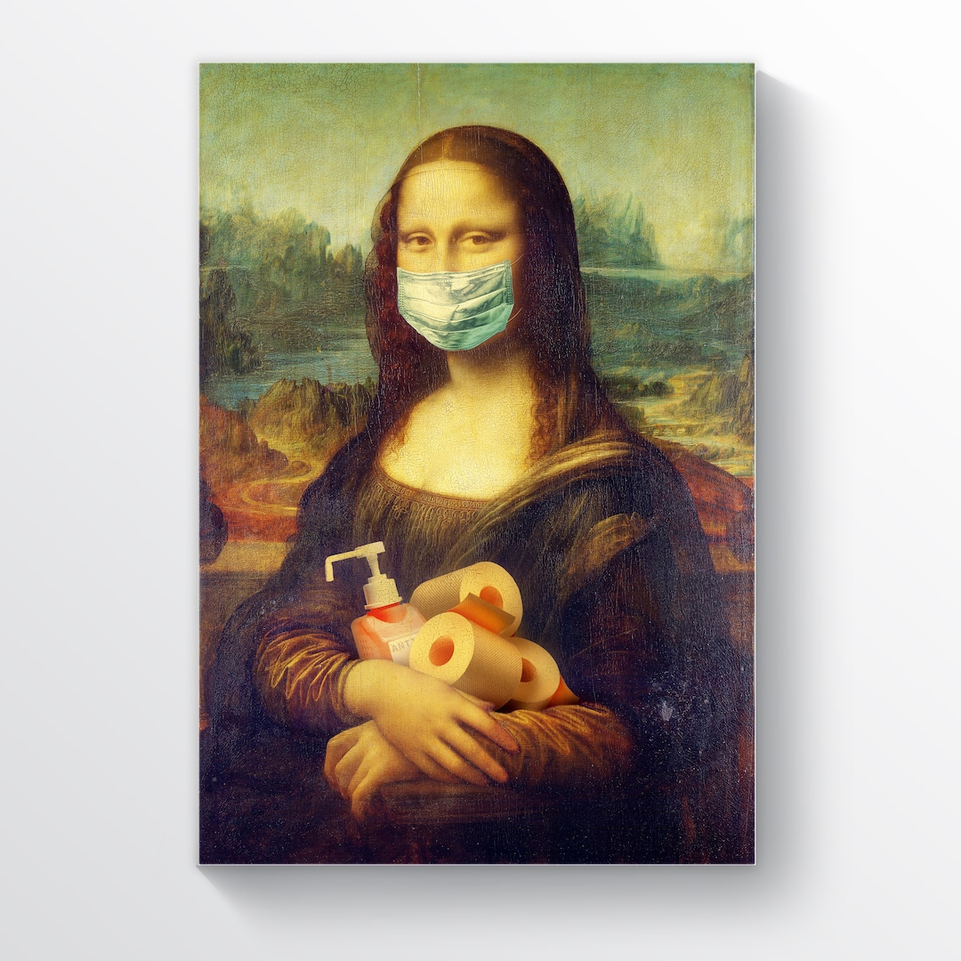 Funny Mona Lisa Poster, Funny Classroom Print, Teacher Gift, Mona Lisa ...