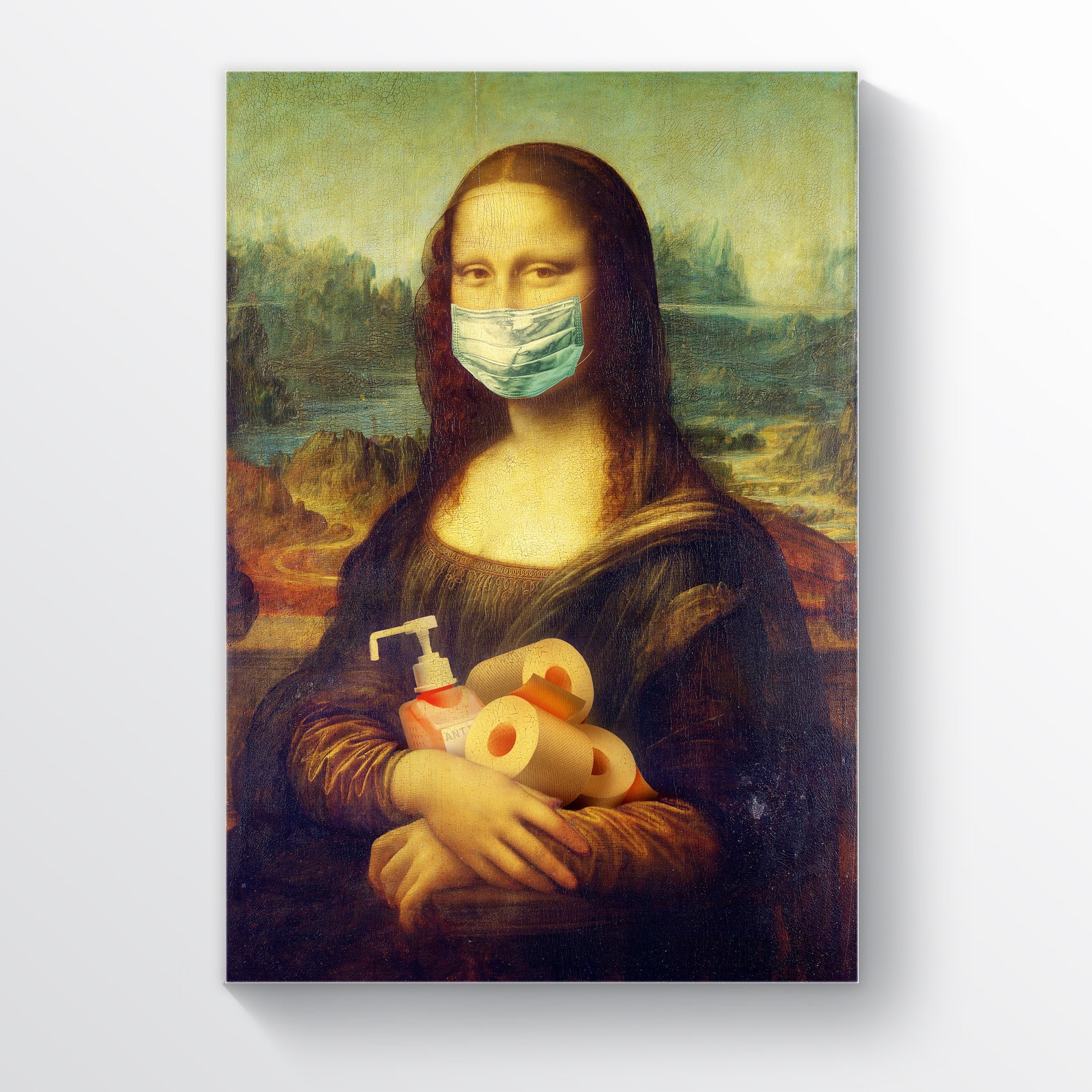 Funny Mona Lisa Poster, Funny Classroom Print, Teacher Gift, Mona Lisa ...