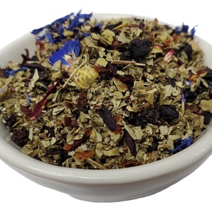 Huckleberry Delight With REAL Huckleberries Loose Leaf Herbal Tea - Etsy