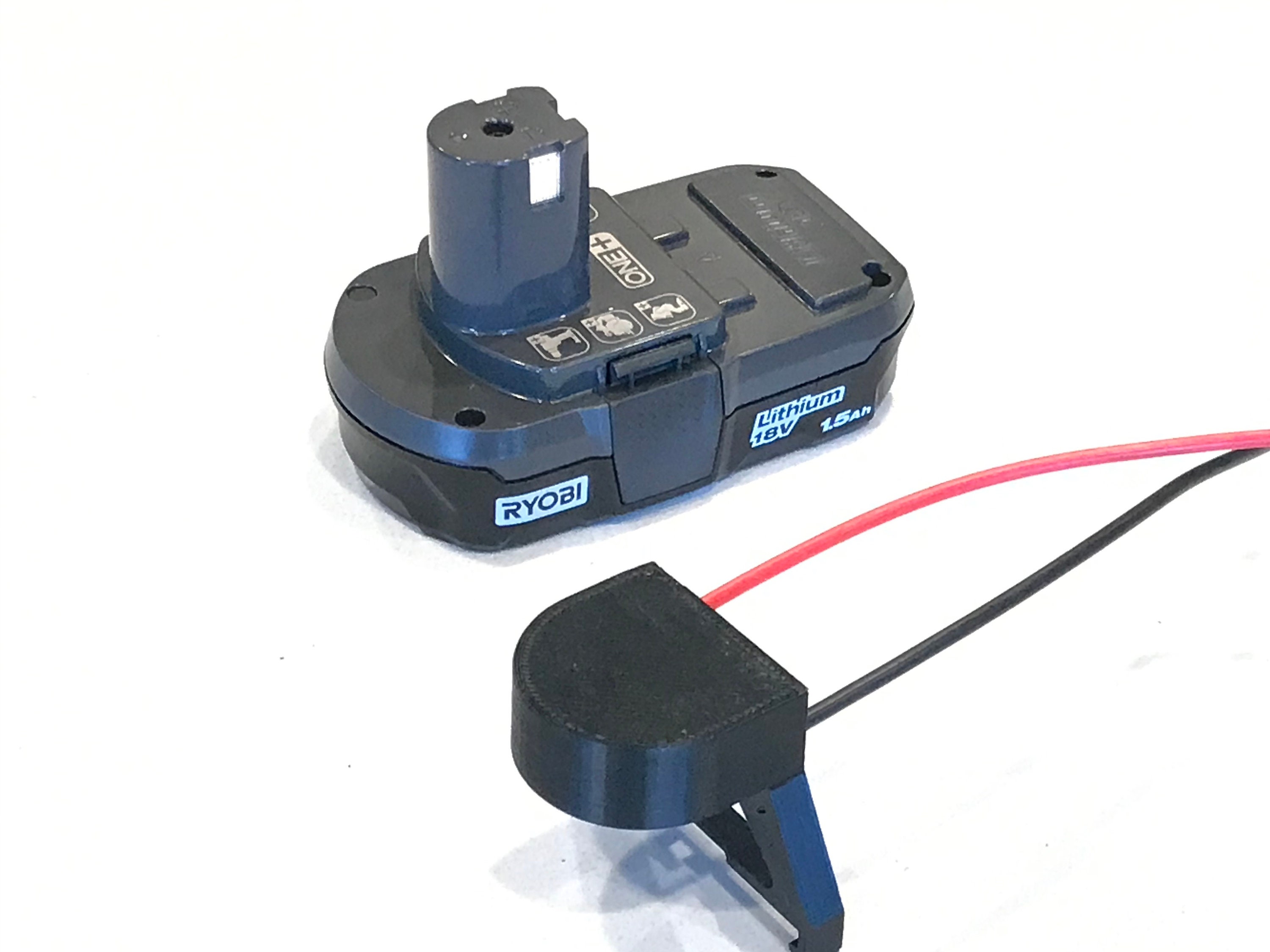 Ryobi One+ Battery Power Mount Connector Adapter Dock Holder 12 Awg ...