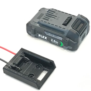 FLEX 24V Battery Adapter Power Dock W/12ga Pure Copper Wires - Etsy Canada
