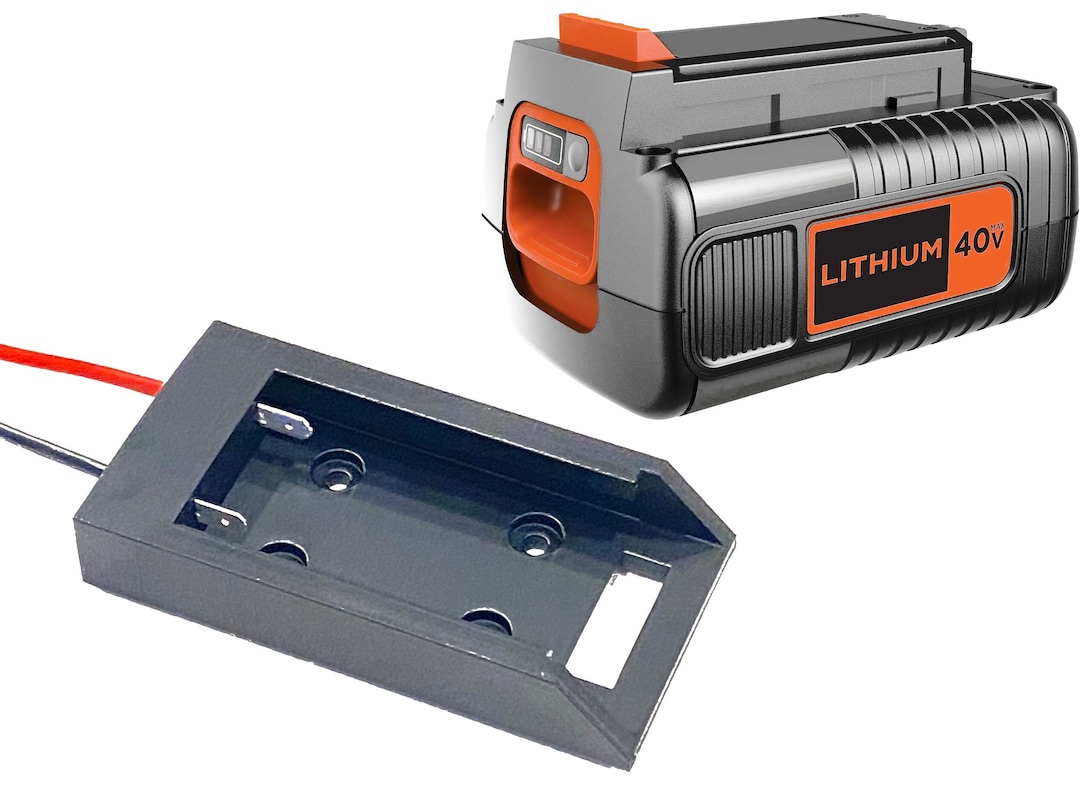 For Black & Decker 40V MAX Battery Adapter Dock Connector for Power ...